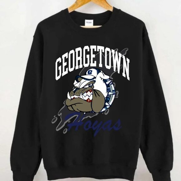 Shirts | Vintage 9s Varsity Of Georgetown Hoyas Varsity Shirt | Poshmark